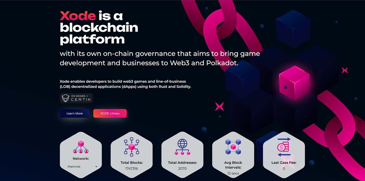 Xode Blockchain is the Philippines’ first L1 blockchain.